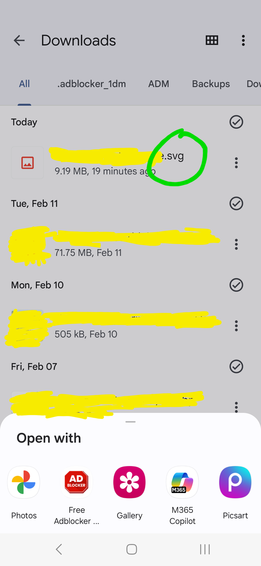 Open a downloaded svg file in Android - Mozilla Connect